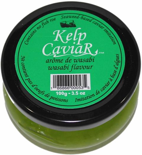 Kelp Wasabi Flavor Green Seaweed Caviar – Caviar Lust
